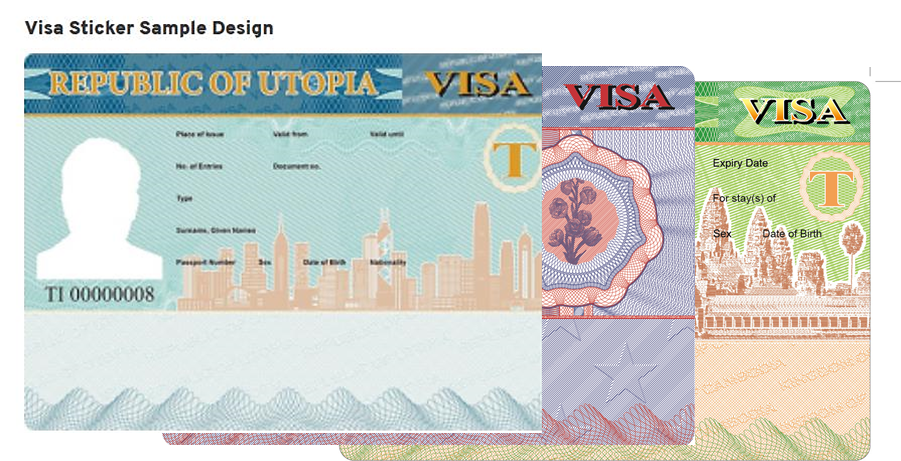 Visa Labels - Innovative, Secure, ICAO Compliant | NanoMatriX